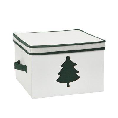 Household Essentials Medium Holiday Storage Box Green : Target