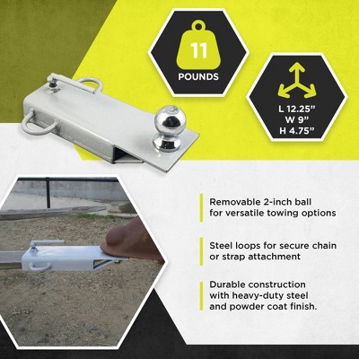 Field Tuff Robust Ball Mount Attachment with Steel Loops for Forks up ...