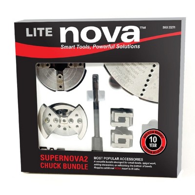 Nova 23271 Lite Supernova2 Insert Chuck With Jaw Assortment Bundle : Target