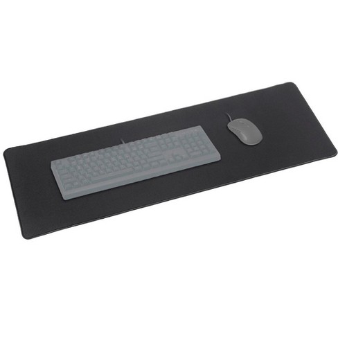 Monoprice Extra Wide Length Mouse Pad - Black | 36 X 12 Inches, 3mm ...