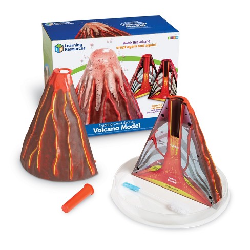 Learning Resources Erupting Cross Section Volcano Model : Target