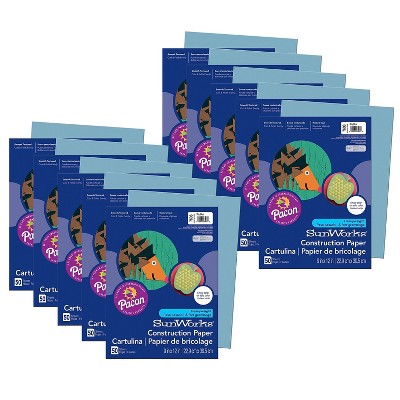 2pk 300 Sheets/pk Sunworks Construction Paper 11 Colors - Pacon: 9x12 ...