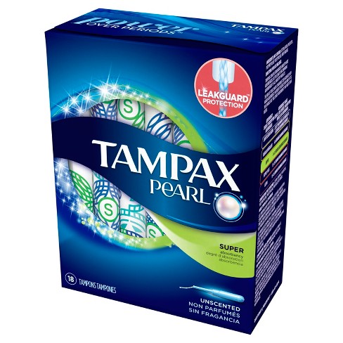 Tampax Pearl Super Absorbency Tampons : Target