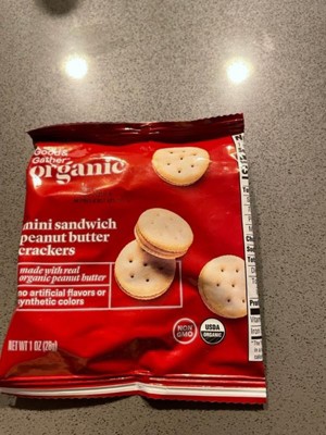 Organic Mini Peanut Butter Sandwich Crackers - 8ct - Good & Gather ...