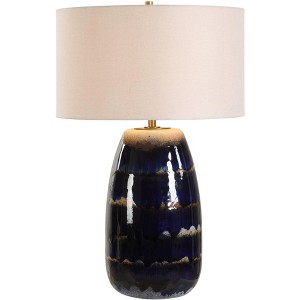 Uttermost Orleans 27 1/2" Dk Blue Ceramic Table Lamp : Target