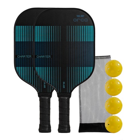 Orca Charter Polymer Honeycomb Pickleball Paddle Deluxe Combo Set ...