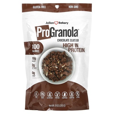 Julian Bakery Pro Granola, Chocolate Cluster, 9 Oz (255 G) : Target