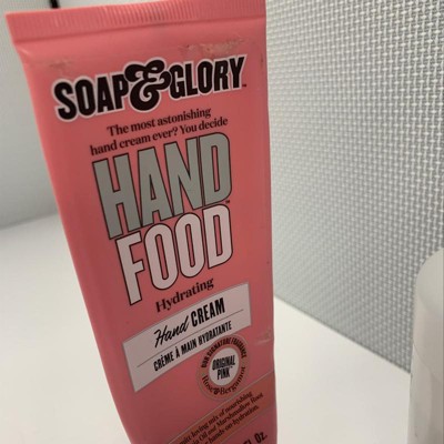 Soap & Glory Hand Food Hydrating Hand Cream - Original Pink Scent - 4.2 ...