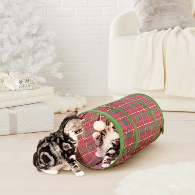 Pawhut Cat Tunnel Outdoor, Wooden Cat Tube With Combinable Design, 8 ...