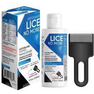 Lice Killing Shampoo 4 FL OZ - Maximum Stregth With Special Lice Comb ...
