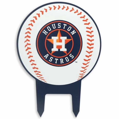 Mlb Houston Astros Baseball Metal Yard Stake : Target