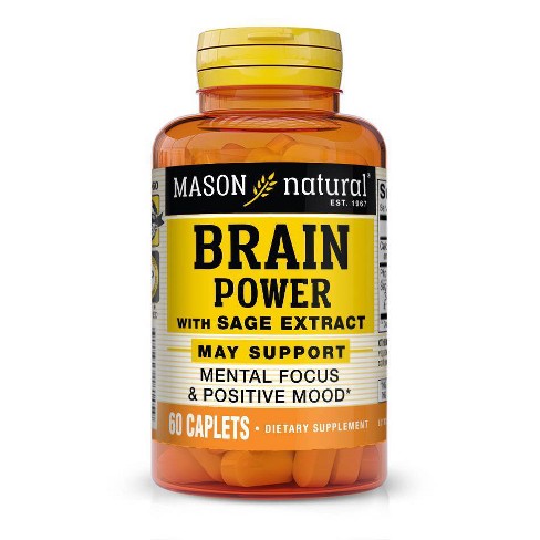 Mason Natural Brain Powder With Sage Extract - 60ct : Target