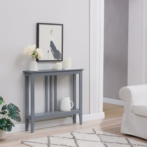 Kings Brand Furniture - Narrow Entryway Console Sofa Table With Storage ...