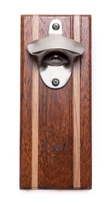 Bruntmor Magnetic Zinc Alloy Wall Mounted Cap Opener & Cap Catcher ...