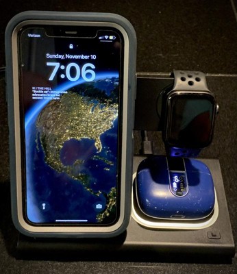 Just Wireless 3-in-1 Portable Wireless Charger - Black : Target