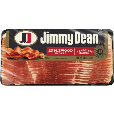Jimmy Dean Applewood Smoked Premium Bacon - 12oz : Target
