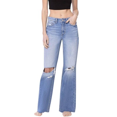 Women's Deana 90's Vintage High Rise Loose Fit Jeans - Flying Monkey 28 : Target