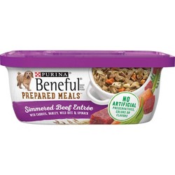 Purina Beneful Prepared Meals Lamb, Chicken & Beef Stew Wet Dog Food ...