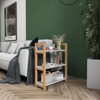 Creative Mark Firenze Large Wood Print Rack White : Target