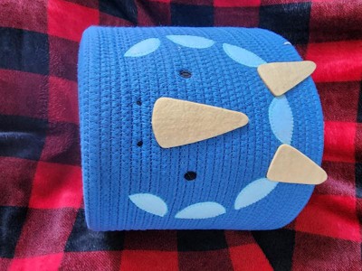 Coiled Rope Medium Round Storage Decorative Basket - Dinosaur - Cloud ...