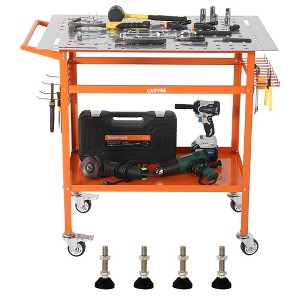 36" x 24" Welding Workbench with 4 Wheels 800 LBS Weight Capacity ...