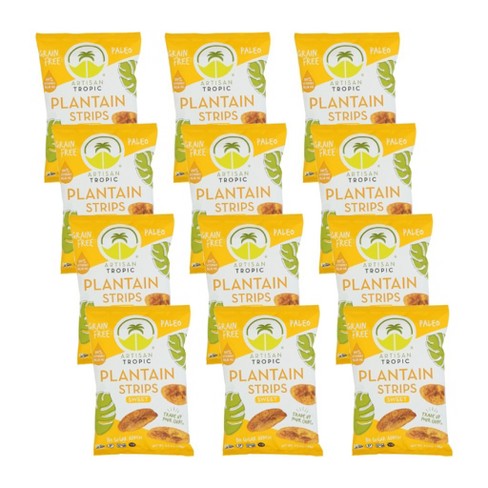 Artisan Tropic Sweet Plantain Strips Grain Free - Case Of 12/4.5 Oz : Target