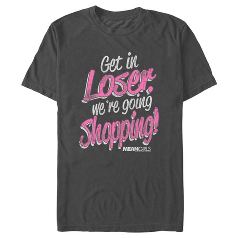 Men's Mean Girls Distressed Get In Loser T-shirt : Target