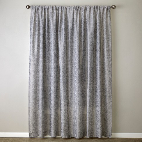 Skl Home Soft Swirl Window Panel Pair 56x63 Gray : Target