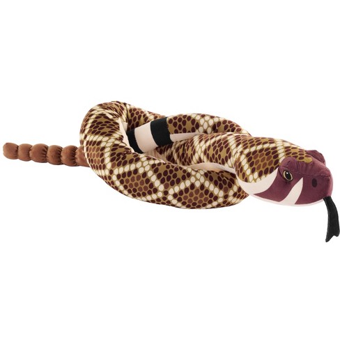 Wild Republic Snakesss Eco Western Diamondback Snake Stuffed Animal, 54 ...