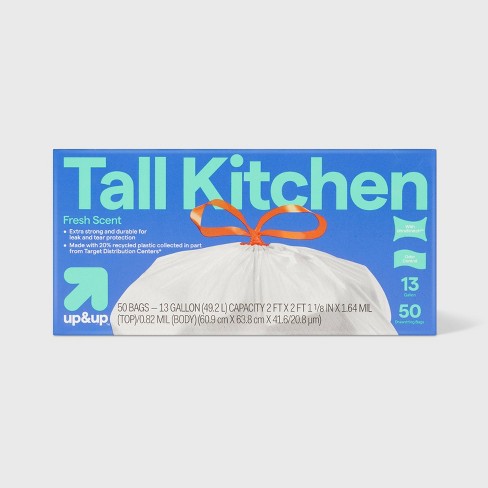 Ultrastretch Tall Kitchen Drawstring Trash Bags - Fresh Scent - 13gal ...