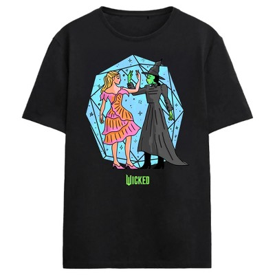 Wicked Part One Dance Partners Adult Black Crew Neck Short Sleeve T ...