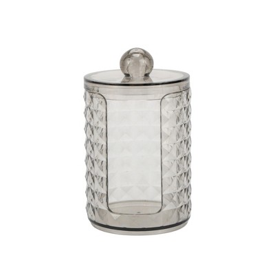 Unique Bargains Compact Diamond-pattern Bath Canister 1 Pc : Target