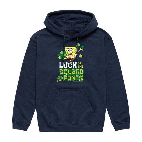 Men's Spongebob Squarepants Luck Of The Square Pants Graphic Fleece ...