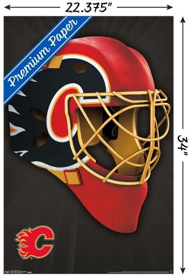 Trends International Nhl Calgary Flames - Mask 16 Unframed Wall Poster ...