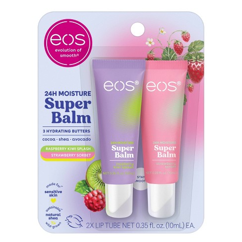 Eos 24hrs Moisture Super Balm - Raspberry Kiwi Splash & Strawberry ...