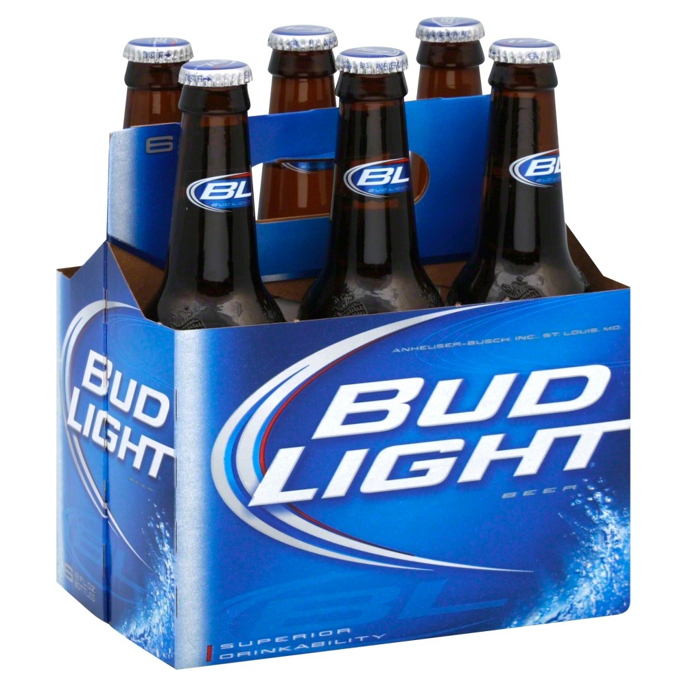 UPC 018200008337 - Bud Light Beer Bottles 12 oz, 6 pk | upcitemdb.com