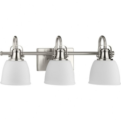 Progress Lighting Preston Collection 3-light Bath Light In Brushed ...