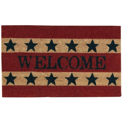 Park Designs Red Welcome Americana Doormat - 1'6" X 2'6" : Target