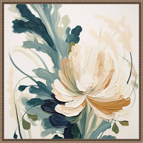 Amanti Art 22"x22" Floral Radiance I By Lazar Studio Framed Canvas Wall ...