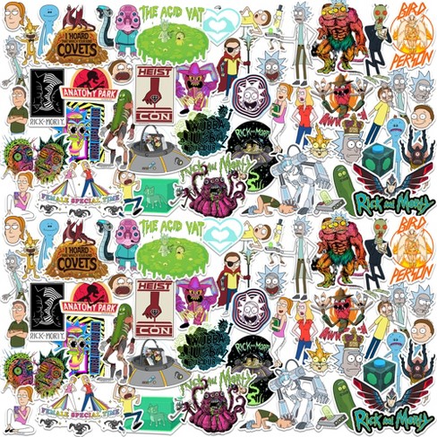 Rick And Morty Vinyl Large Deluxe Stickers Variety Pack : Target