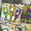 Mardi Gras Throw Pillow Covers 18 x 18 Inch Set of 4, Mardi Gras Y'all ...