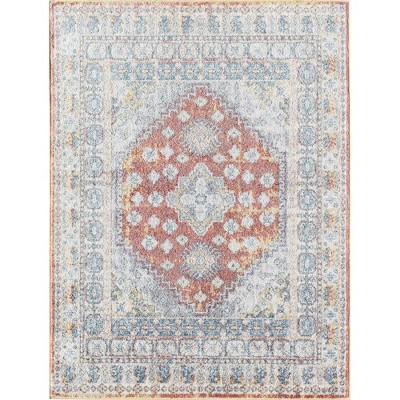 Rugs America Atlas AT20B Stone Amber Transitional Vintage Gray Area Rug ...