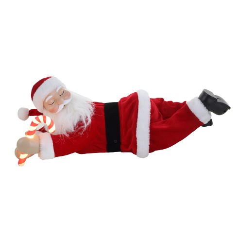Mr. Christmas Animated Motion Activated Sleeping Santa Led Christmas ...
