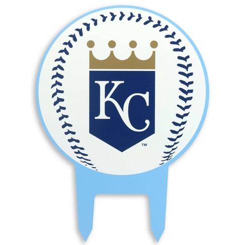 Mlb Kansas City Royals Baseball Metal Yard Stake : Target