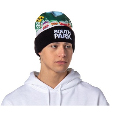South Park Beanie Cartman Kenny Stan Kyle Sublimated Knit Beanie Hat ...