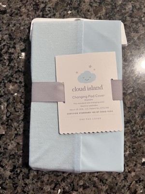 Wipeable Changing Pad Cover - Solid Blue - Cloud Island™ : Target