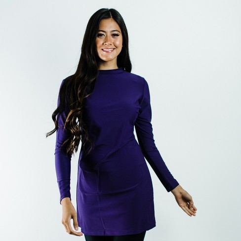 Jenna Swim Tunic - Eggplant - Large : Target