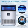 Commercial Ice Maker Machine – 200lbs/24H, 55lbs Storage, Stainless ...