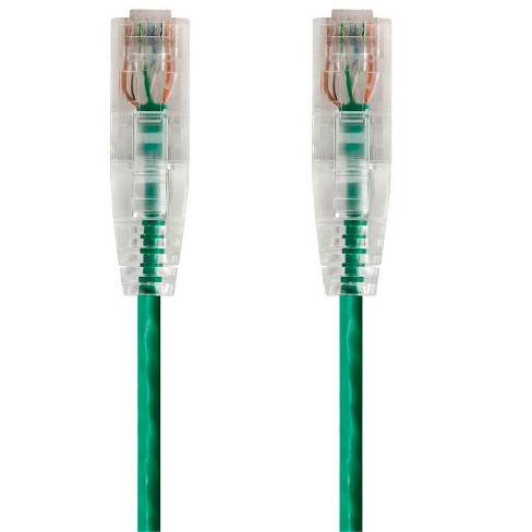 Monoprice Cat6 Ethernet Patch Cable - 3 Feet - Green | Snagless Rj45 ...
