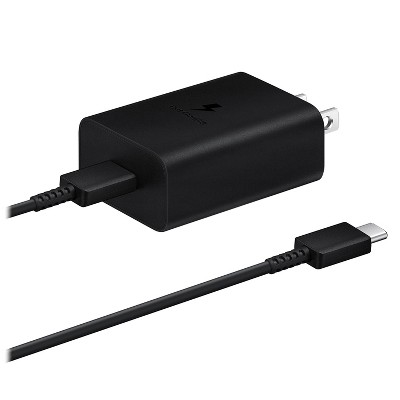 Samsung 15W Power Adapter with 3Amp USB-C to USB-C Cable - Black ...
